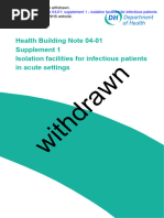 HBN 04 01 Supplement 1 Isolation Facilities For Infectious Patients ...