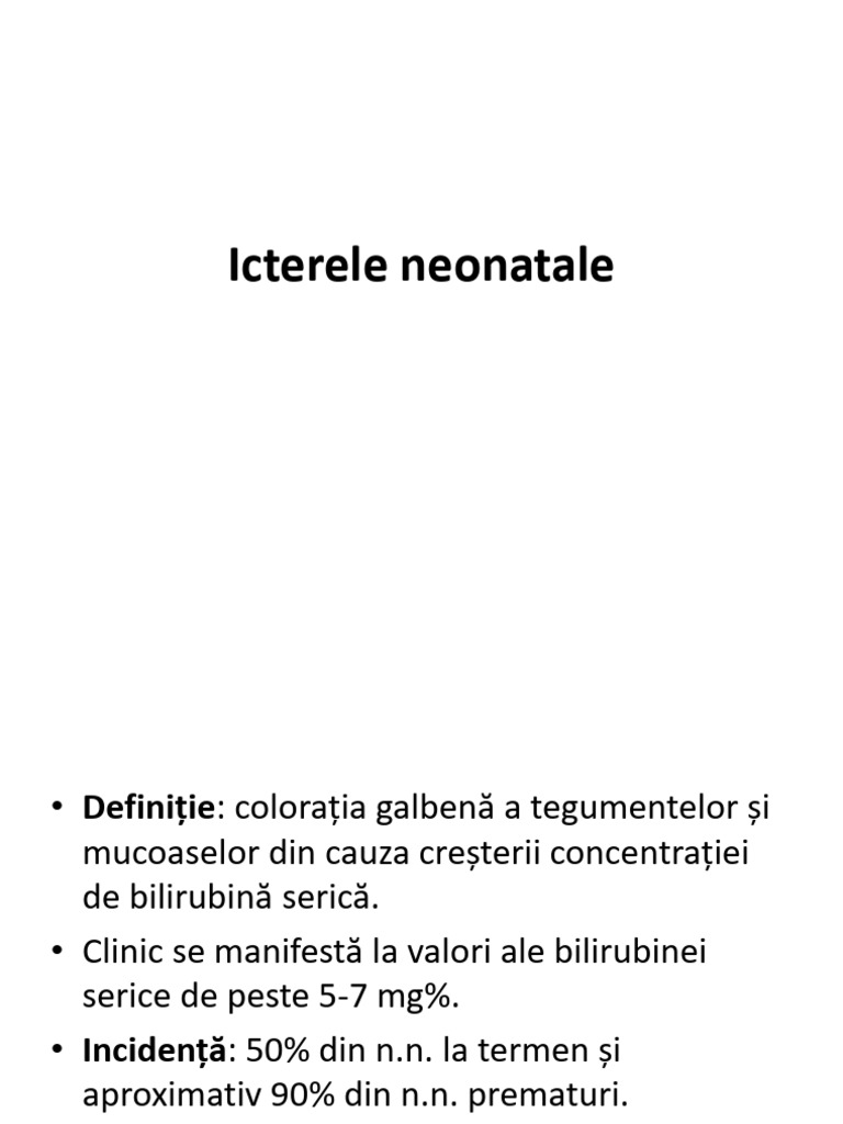 5 Icterele Neonatale | PDF