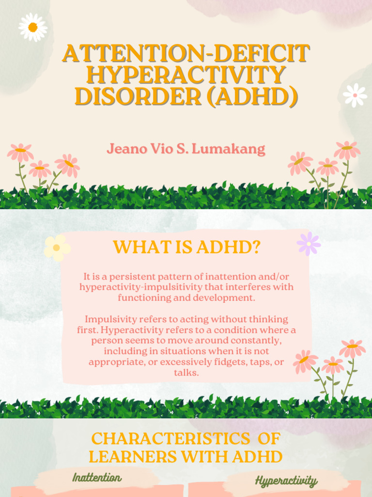Understanding ADHD: Symptoms and Diagnosis | PDF | Attention Deficit ...
