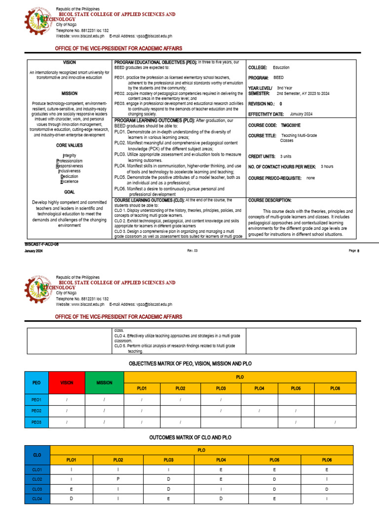 Teaching Multi Grade Classes | PDF | Pedagogy | Learning