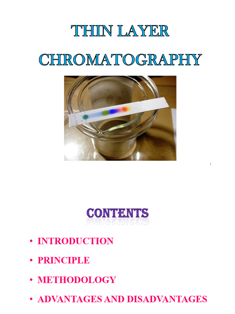 C3. TLC | PDF | Thin Layer Chromatography | Chromatography