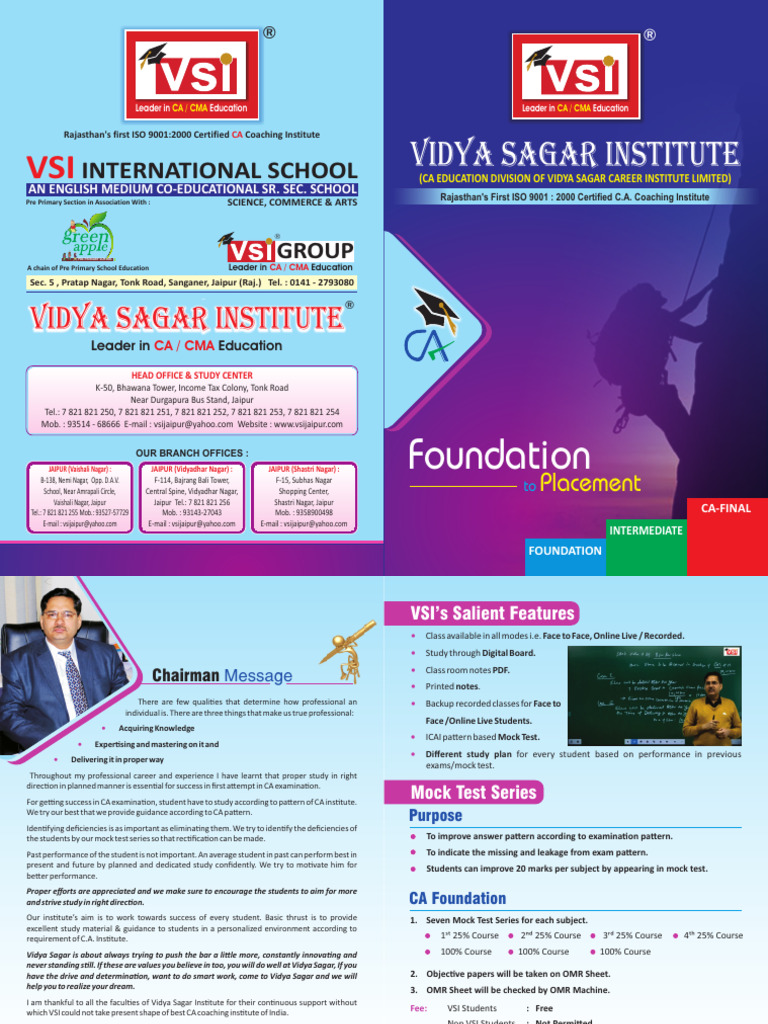 Foundation Brochure New Pdf