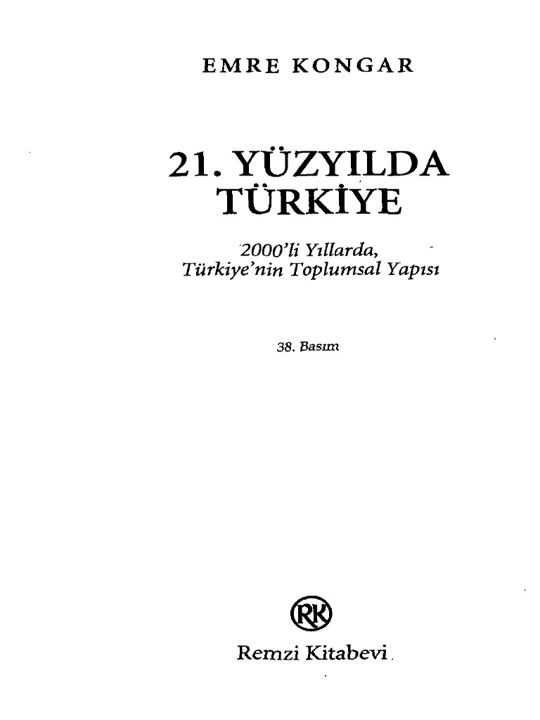 Yüzyılda Türkiye - Emre Kongar | PDF