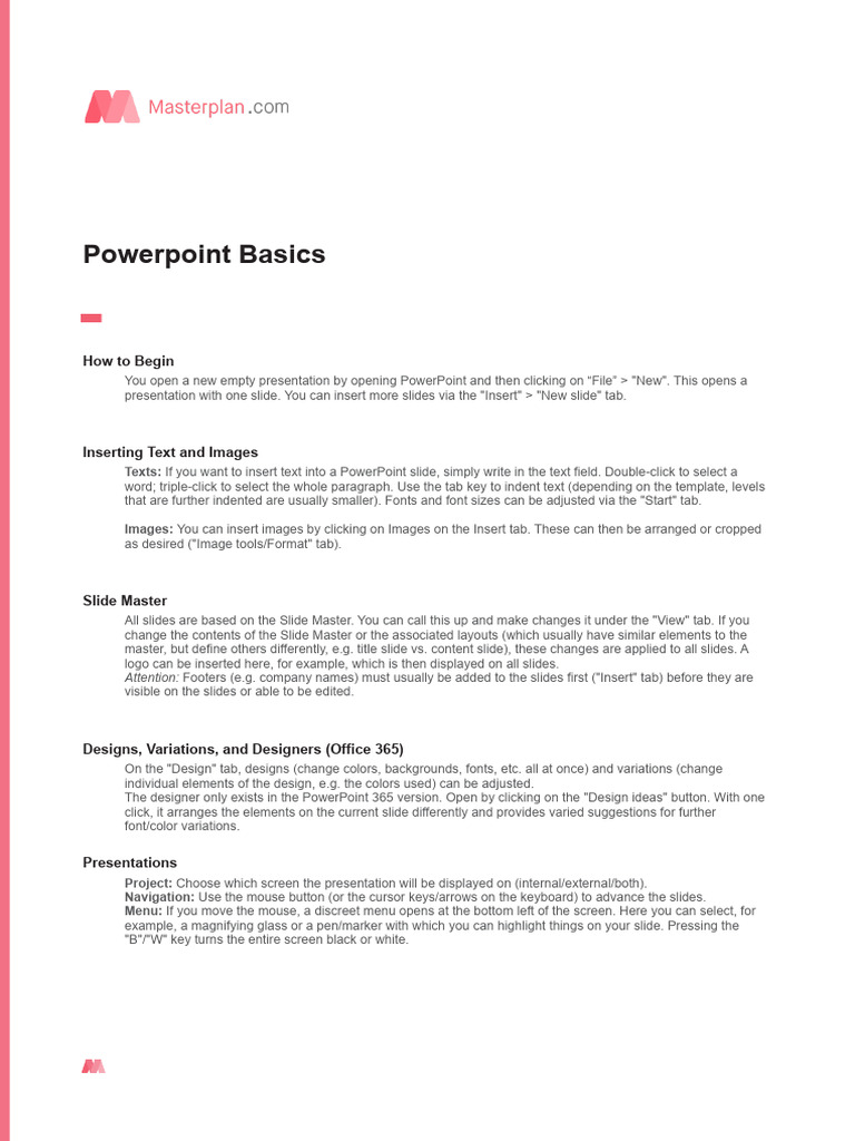 Powerpoint_Basics | PDF