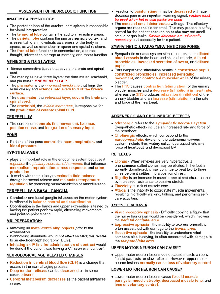 NEURO NOTES | PDF | Concussion | Neuroscience