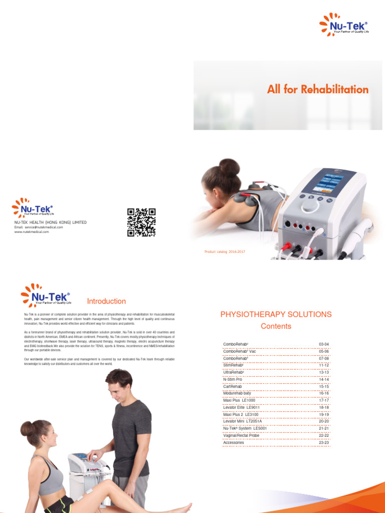 Nu-Tek Catalogue | PDF | Physical Therapy | Hertz