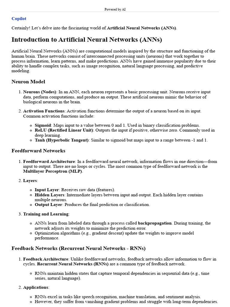 1.introduction To Artificial Neural Networks (ANNs) | Download Free PDF ... 1.introduction To Artificial Neural Networks (ANNs) | Download Free PDF ...