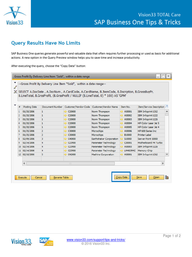 Query Results Have No Limits | PDF