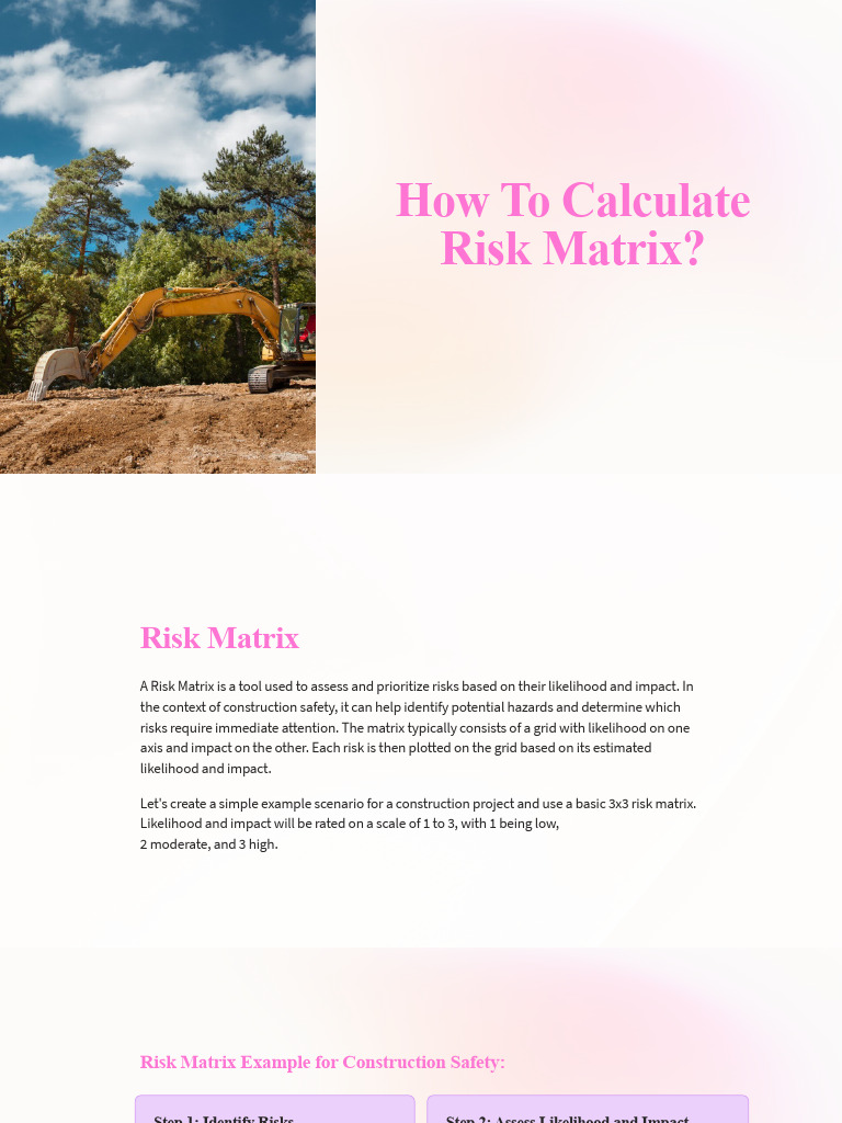 How To Calculate Risk Matrix | PDF | Risk | Safety