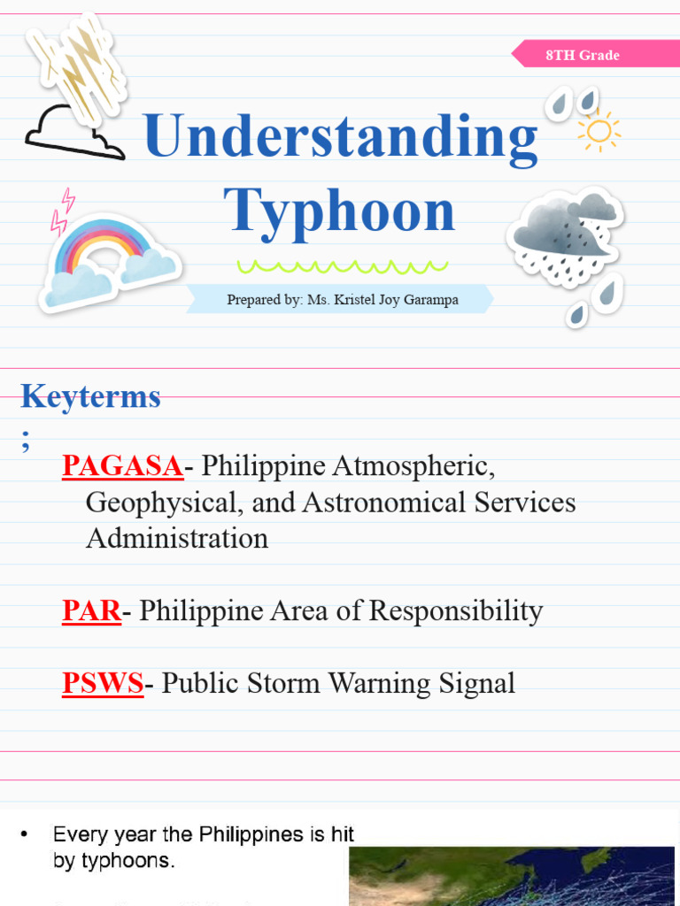 Understanding Typhoons for 8th Graders | PDF