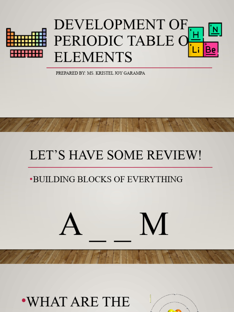 Understanding the Periodic Table Elements | PDF
