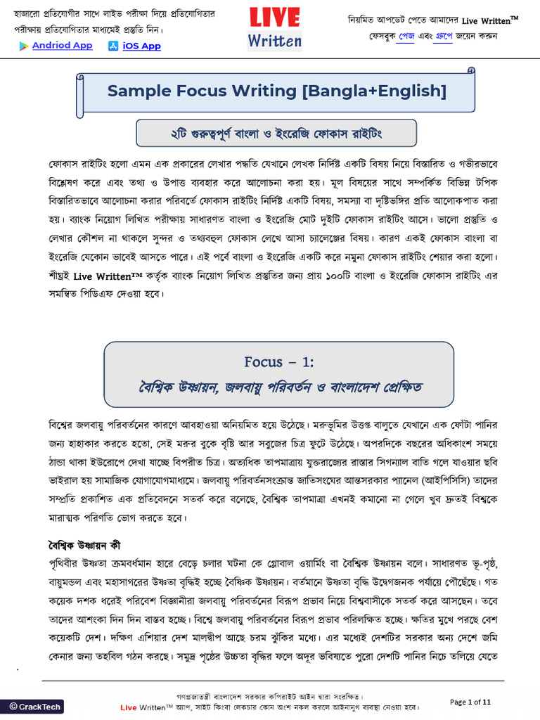 Sample Focus For FB | PDF