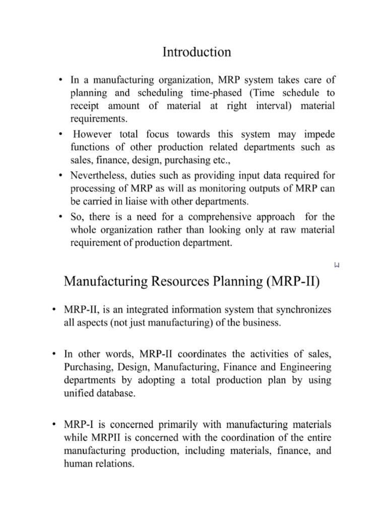 Master Production Scheduling Essentials | PDF | Enterprise Resource ...