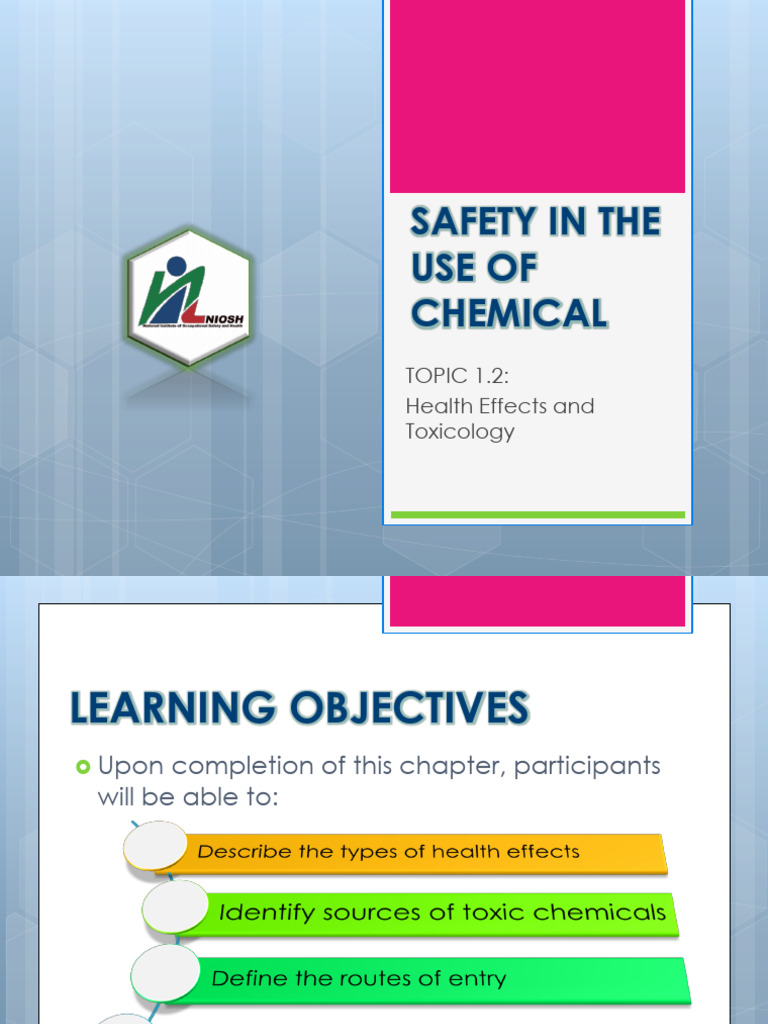 Chemical Safety: Health Effects & Toxicology | PDF | Toxicity | Excretion