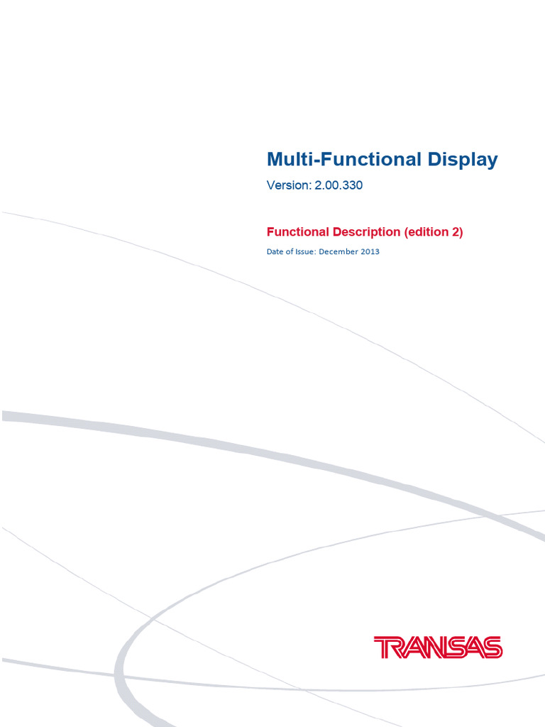 MFD 2-00-330 Functional Description (Ed.2) | PDF
