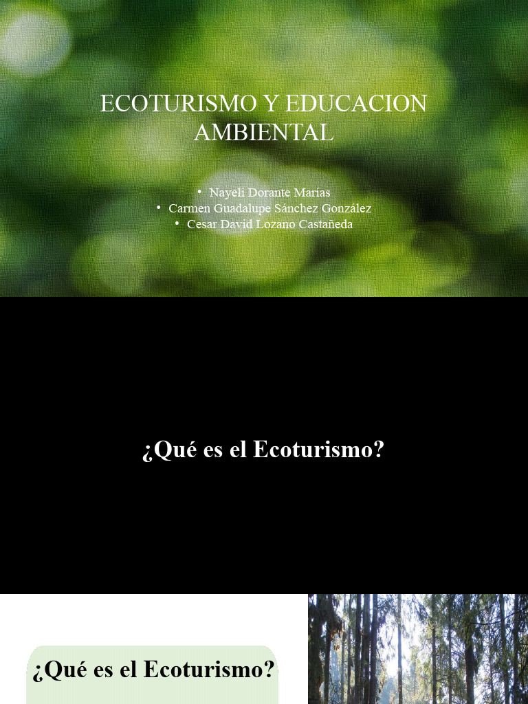Ecoturismo y Educación Ambeintal GM | Descargar gratis PDF ...