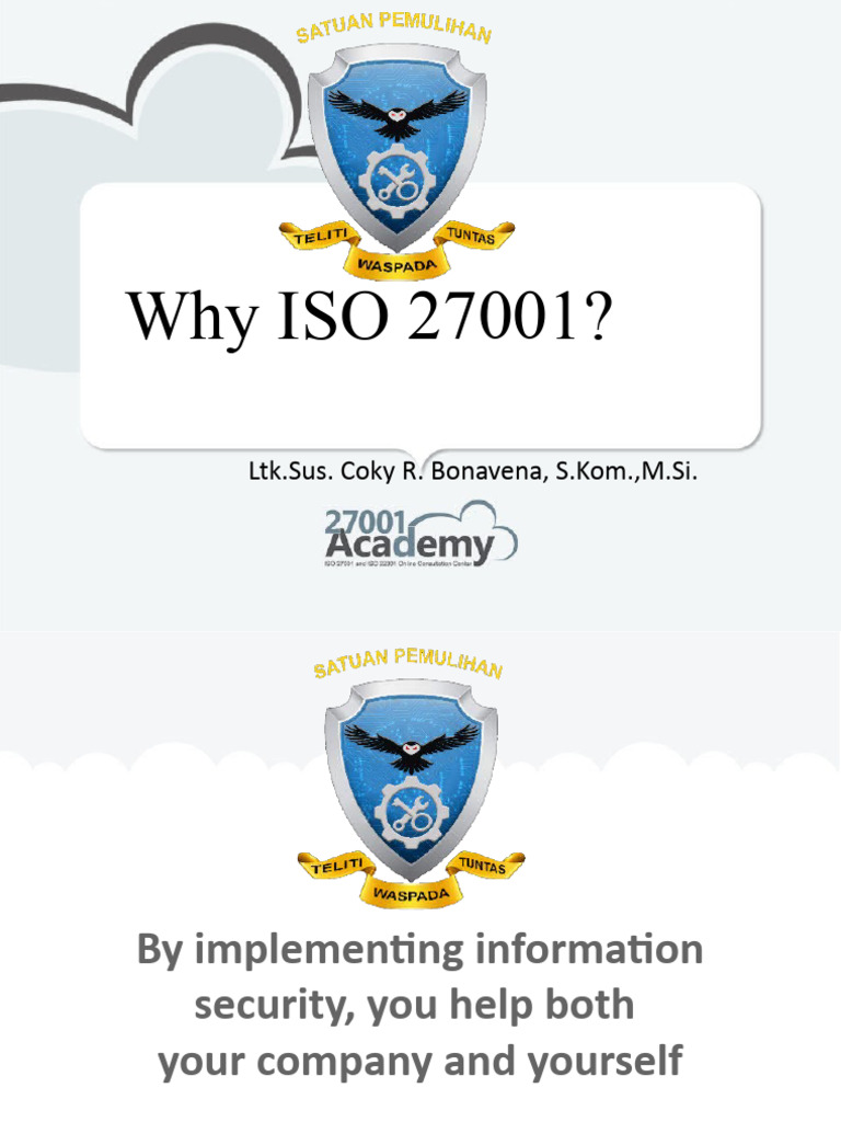 01 Why - Iso - 27001 - Awareness - Presentation - en | PDF ...
