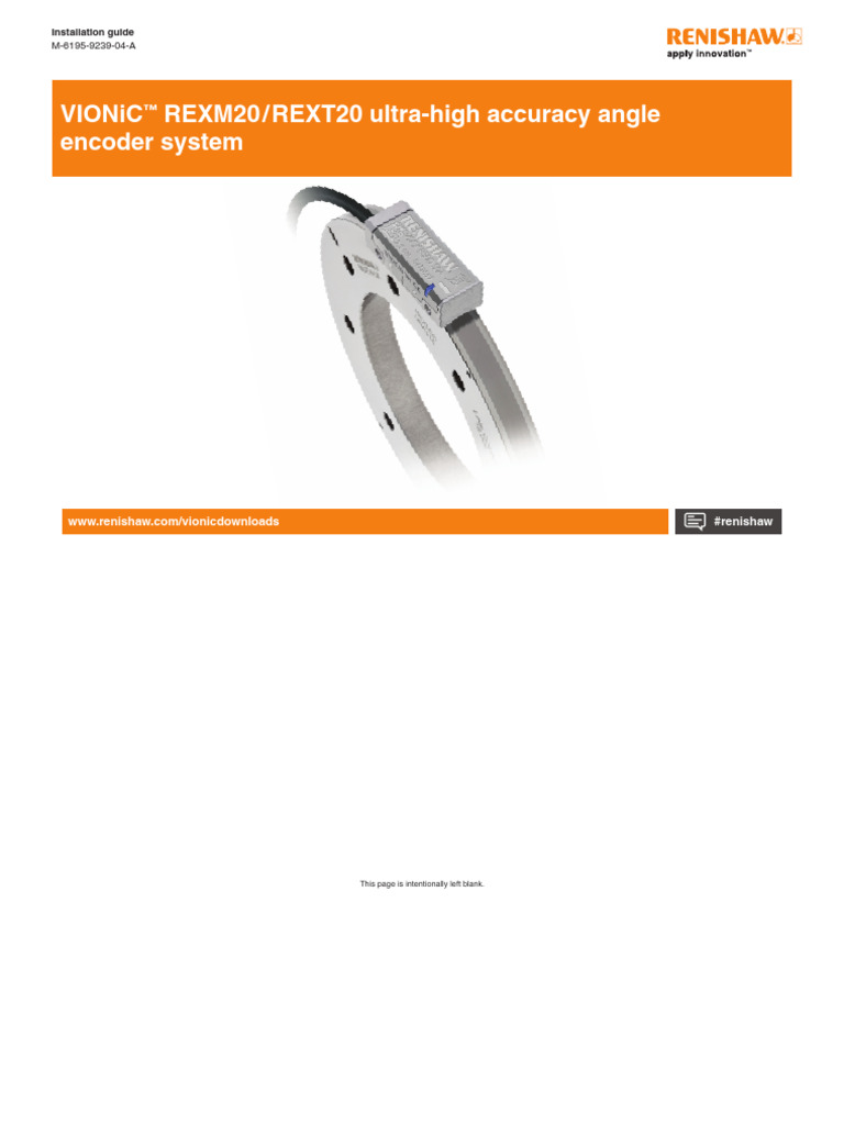 RENISHAW_Rotary_Encoder_Installation Guide | PDF | Contractual Term ...