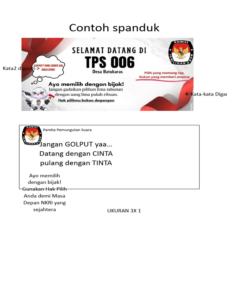 DESAIN SPANDUK TPS 06 | PDF