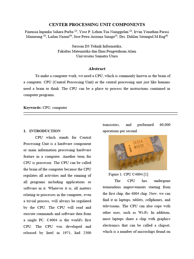 JurnalInggrisAKkel 2 | Download Free PDF | Random Access Memory | Central Processing Unit