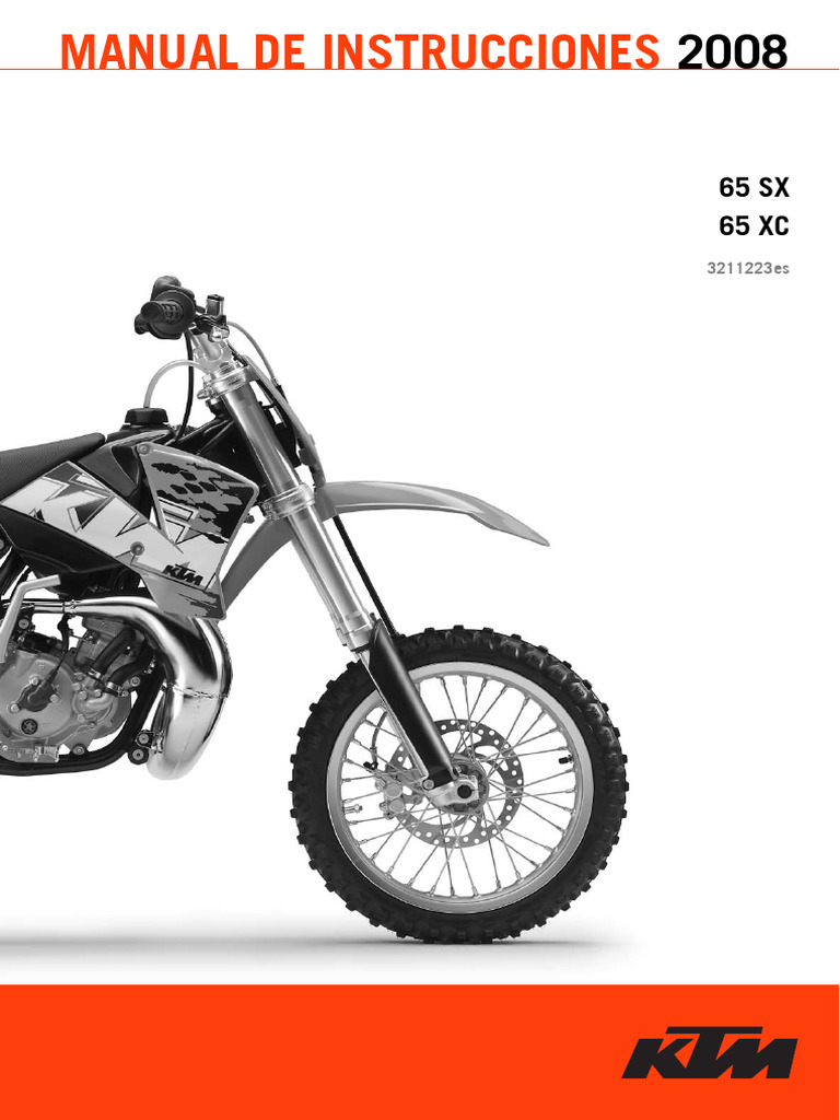 Manual KTM 65 Sx | PDF | Motocicleta | Carburador