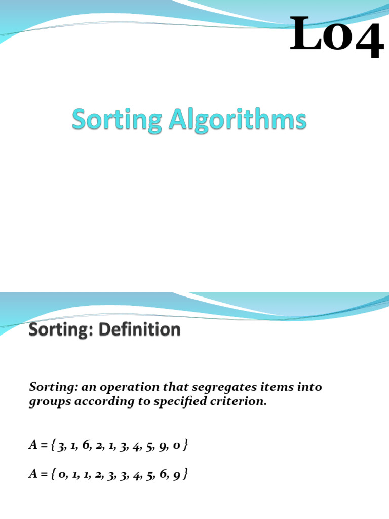 L3 | PDF | Algorithms And Data Structures | Computer Science