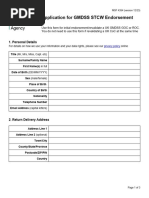 MSF 4201 COC Revalidation Application | PDF | Freight Transport ...
