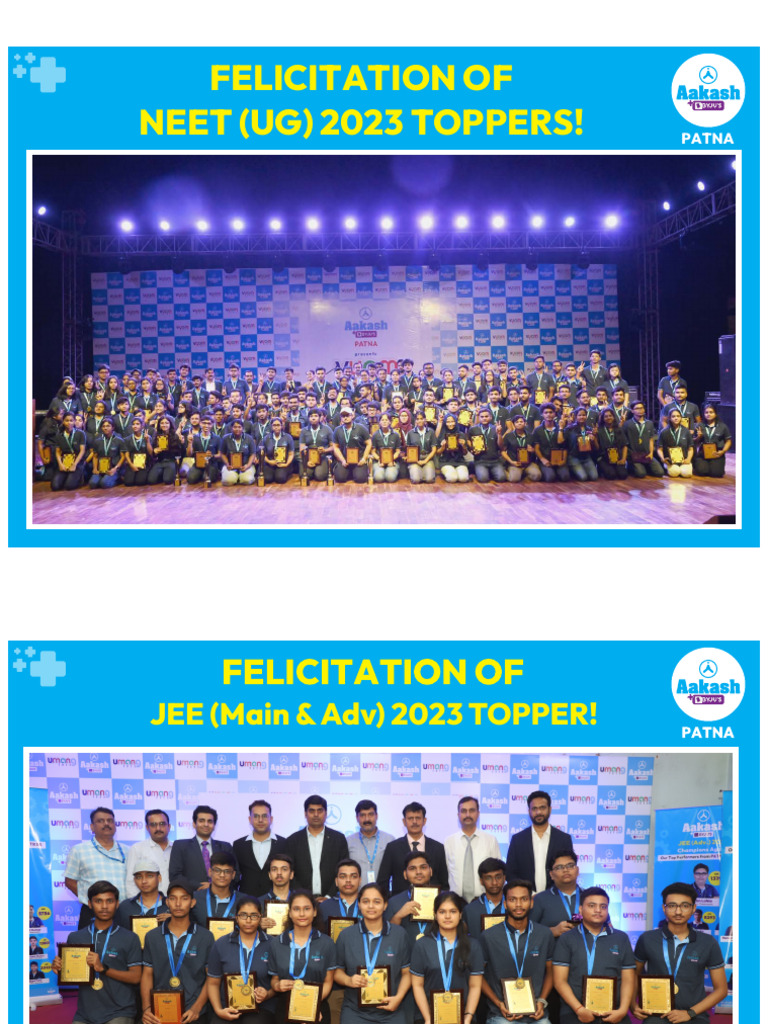 Toppers JEE& NEET Patna Centers. | PDF