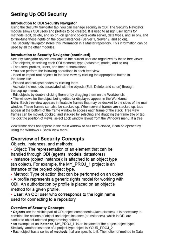 19 Advanced Odi Administration Pdf Method Computer Programming Object Computer Science 9290