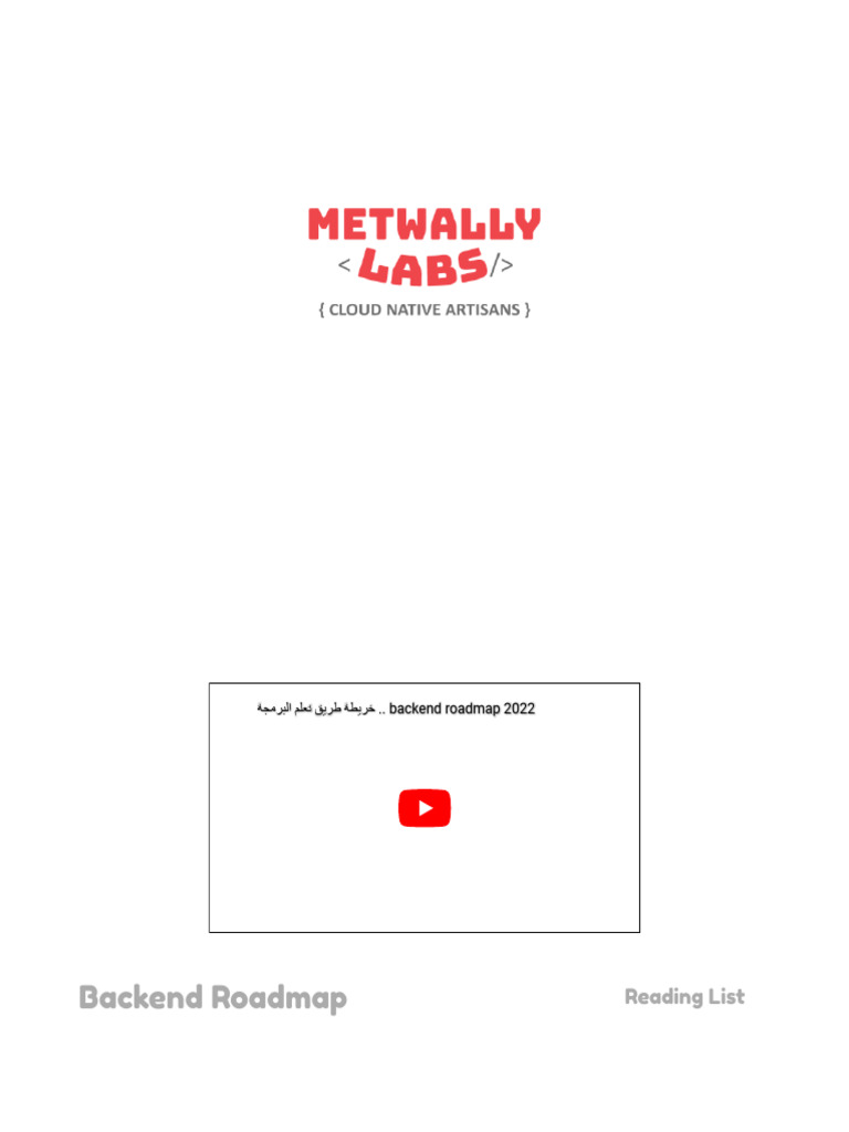 Backend Roadmap | PDF | Databases | Computer Network
