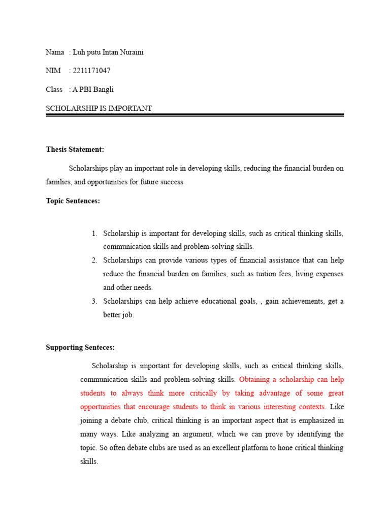 Luh Putu Intan Nuraini - Thesis New 4 | PDF | Critical Thinking | Thought