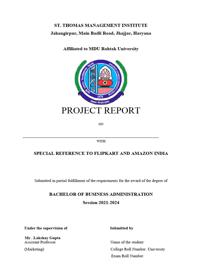 Sample File Ecommerce - Project Report - Sample File | PDF | Search ...