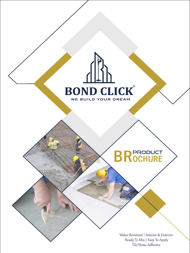 Bond Click Construction Solutions | PDF | Concrete | Cement