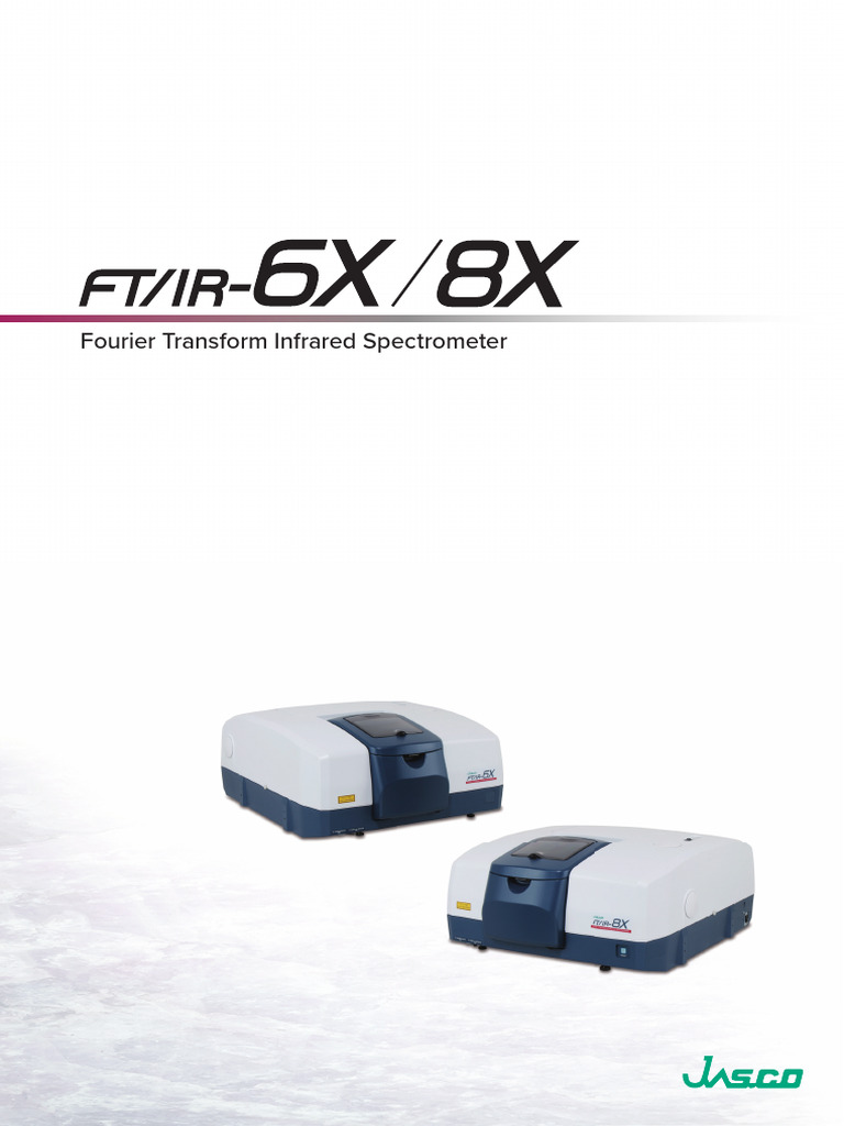 Jasco Ftir-6x8x | PDF | Infrared Spectroscopy | Interferometry Jasco Ftir-6x8x | PDF | Infrared Spectroscopy | Interferometry