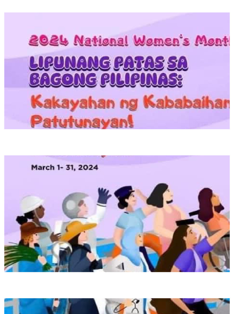 Womens Month Tarpapel | PDF