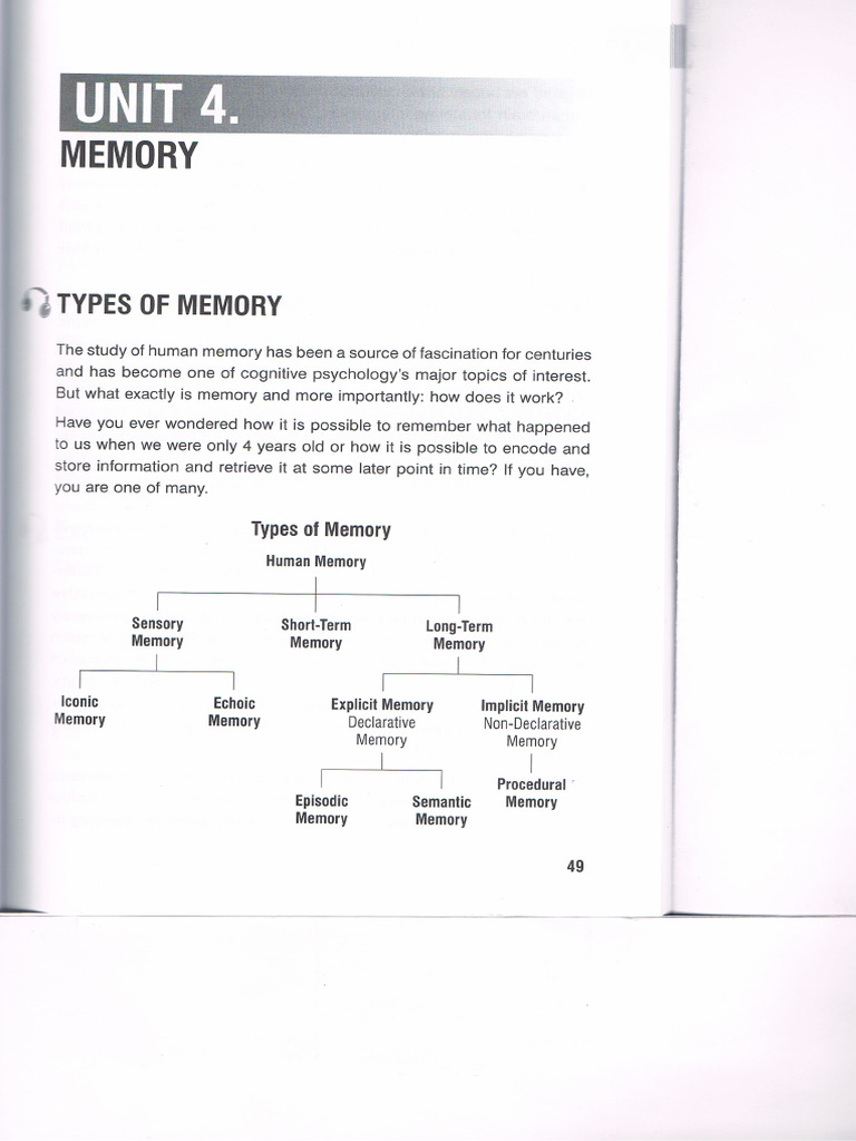Psychology Vocabulary in Use - Memory Memory Loss | PDF