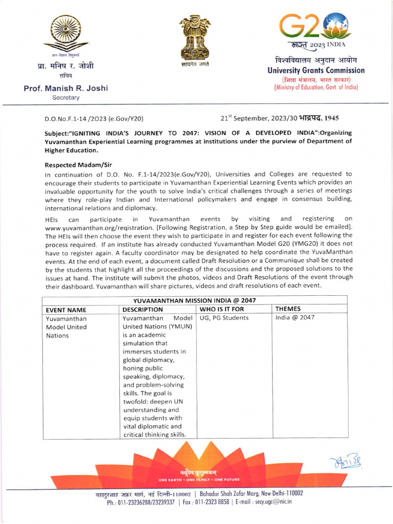 Yuva Manthan Xperiential Learning Programme001 | PDF | Empowerment ...