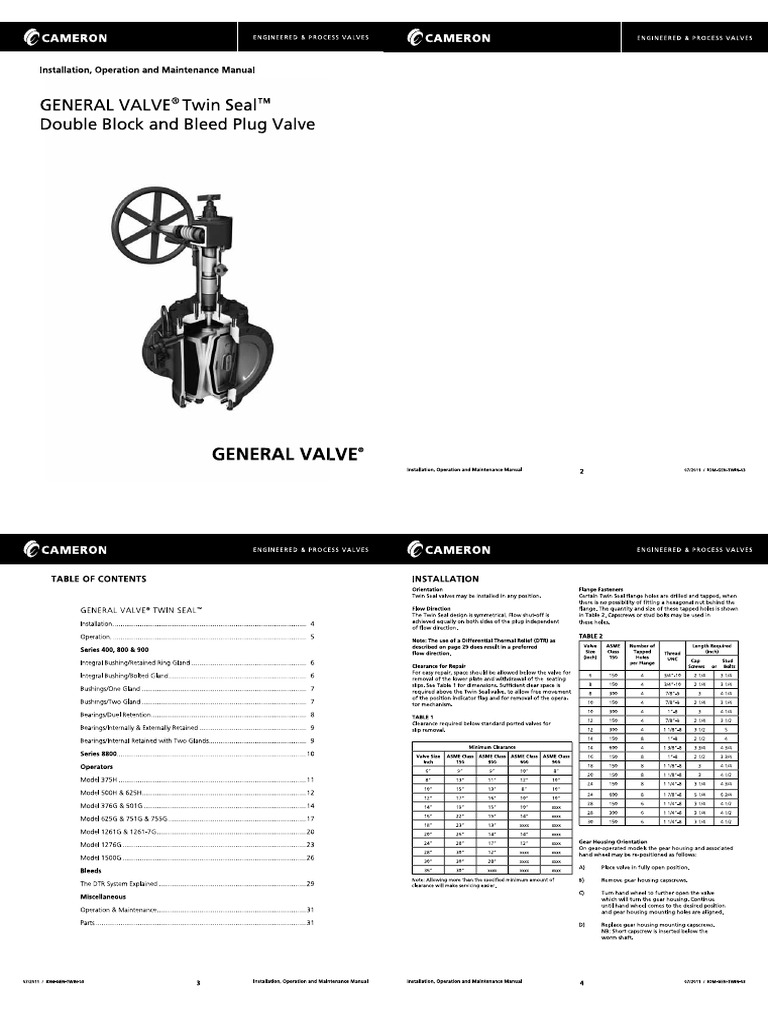 General Valve | PDF