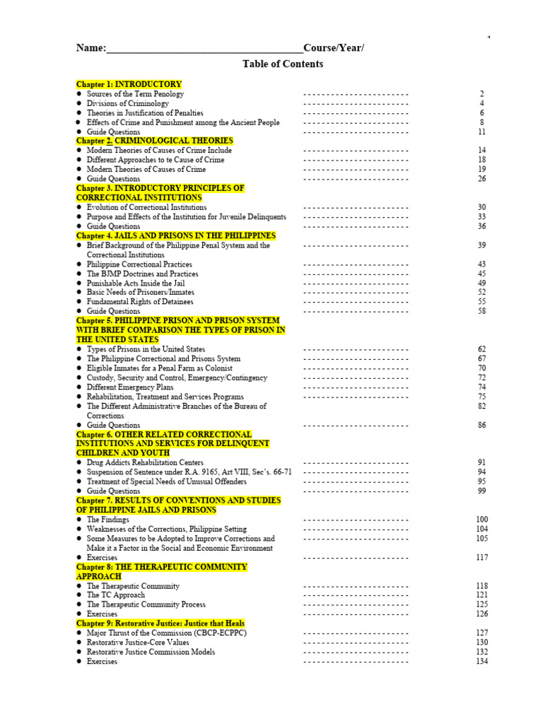 Overview of Penology and Corrections | PDF | Crimes | Crime & Violence