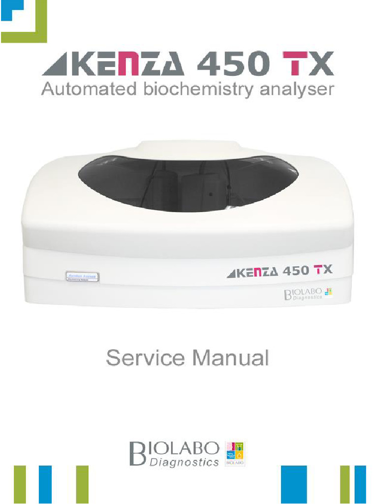 Service Manual - KENZA 450 - V 01-2016 | PDF | Optical Filter | Blood ...