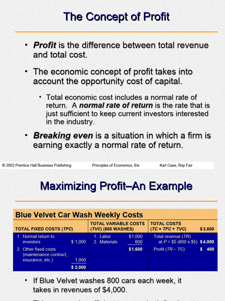 CH 08 | PDF | Profit (Economics) | Long Run And Short Run