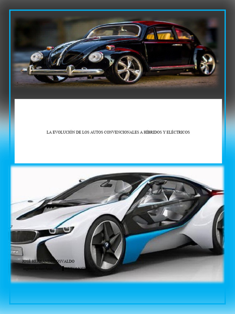 La Evolución de Los Autos Convencionales A Hibridos y Electricos 2°B Oaxaca Osvaldo José ...
