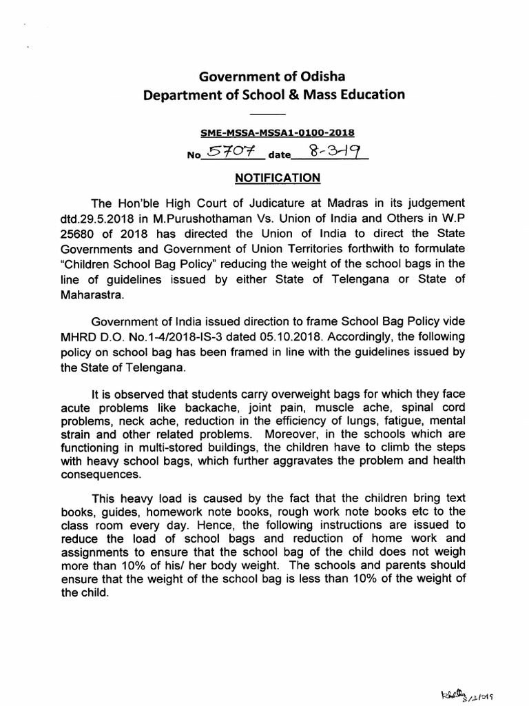 Of To: Government of Department of Education | PDF | Teachers | Textbook