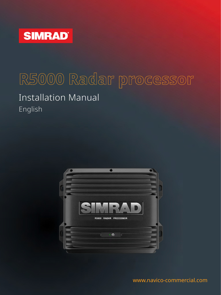 RADAR SIMRAD R-5000 (processor installation manual) | PDF | Computer ...