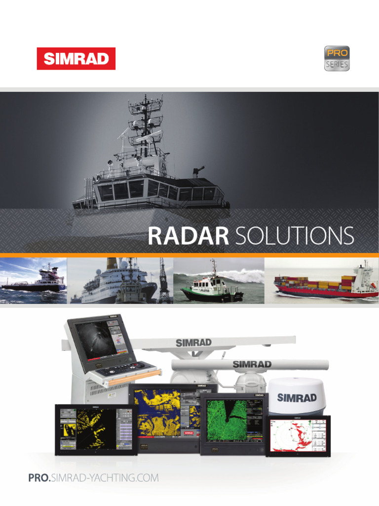 RADAR SIMRAD ARGUS (Brochure) | PDF | Radar | Computer Monitor