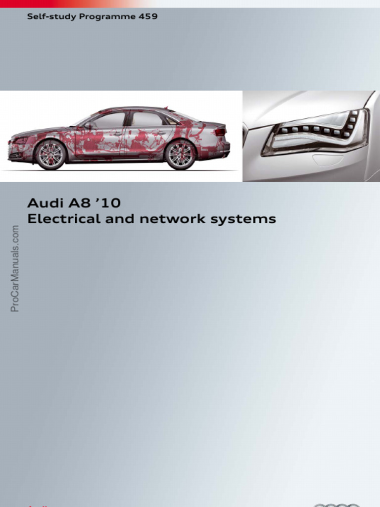 SSP 459 Audi A8 2010 Electrical and Network Systems | PDF | Audi | Fuse ...