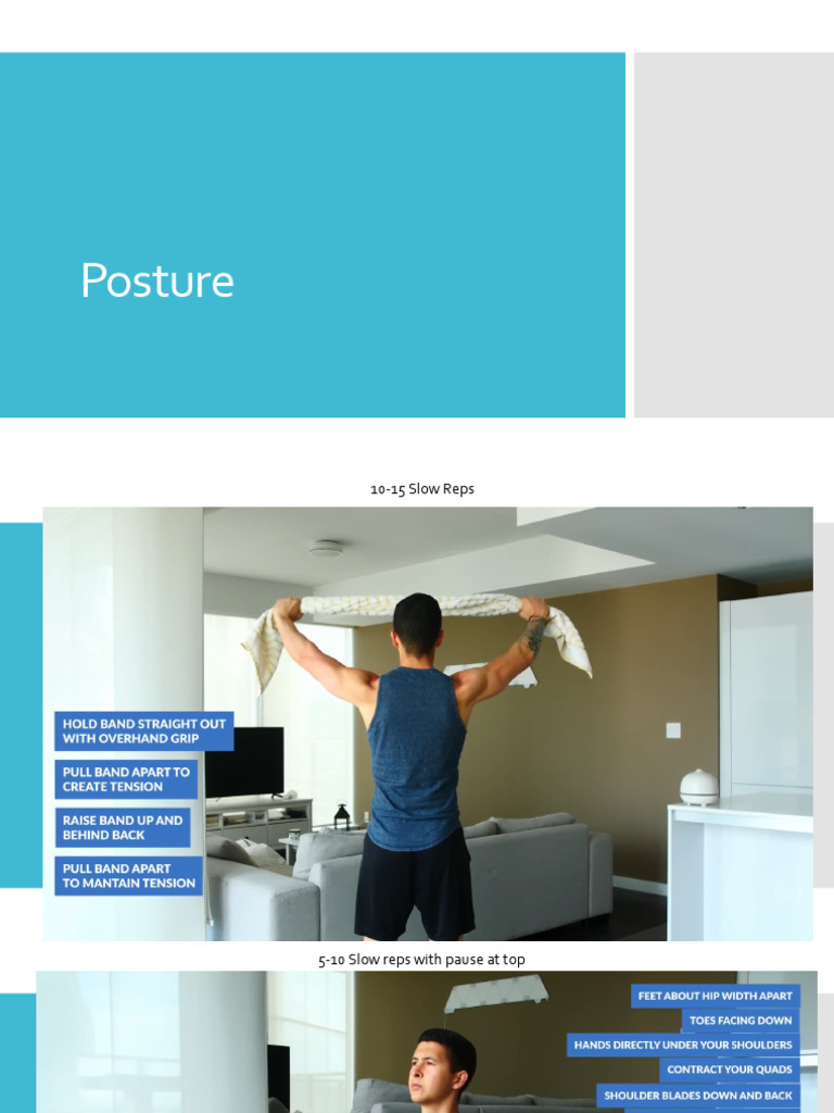 Posture Exercise Routine Guide | PDF