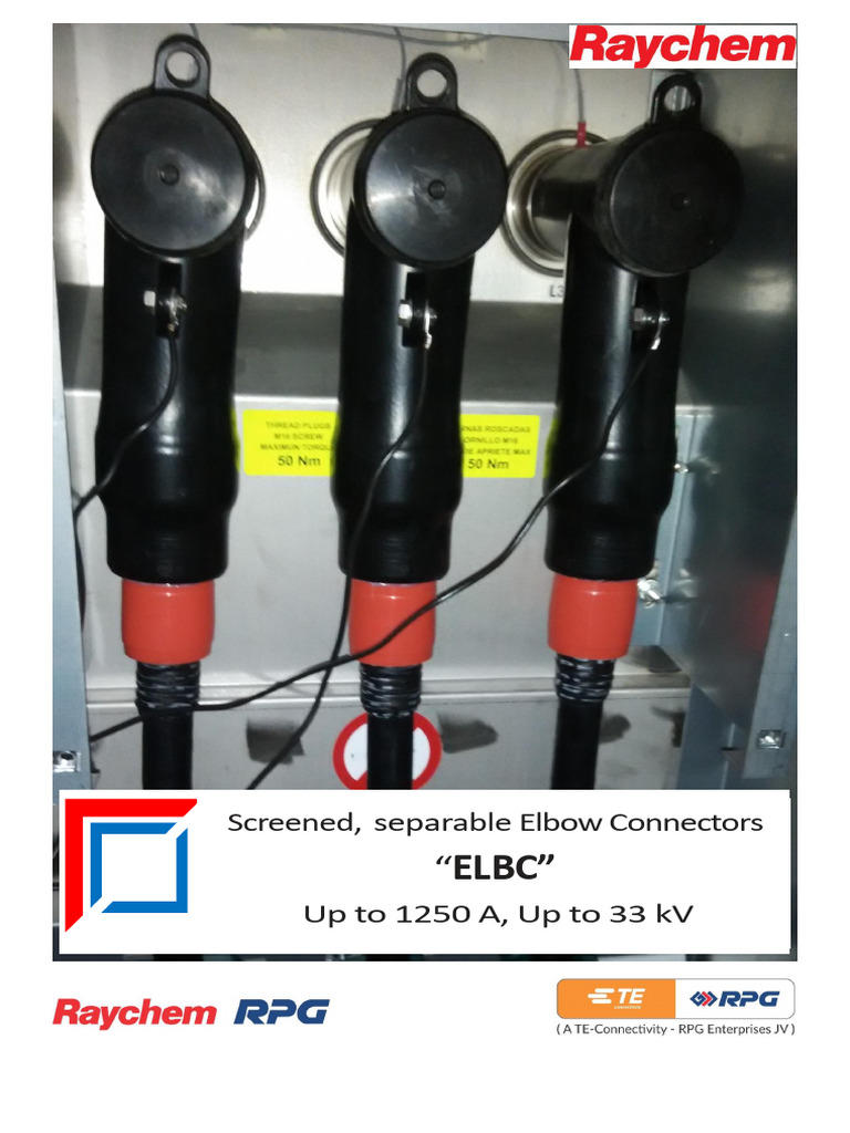 33kv Plug in Termination Kit Raychem | PDF | Electrical Connector | Insulator (Electricity)