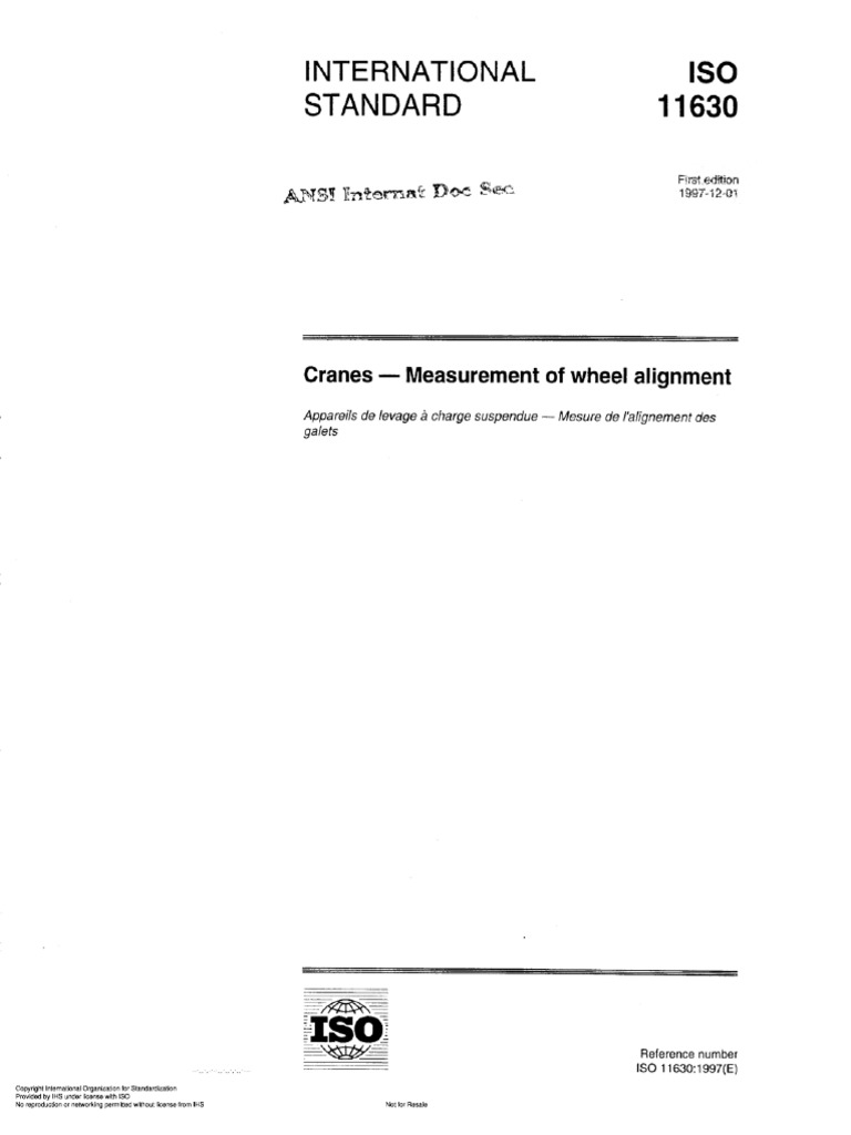Iso 11630-1997 | PDF