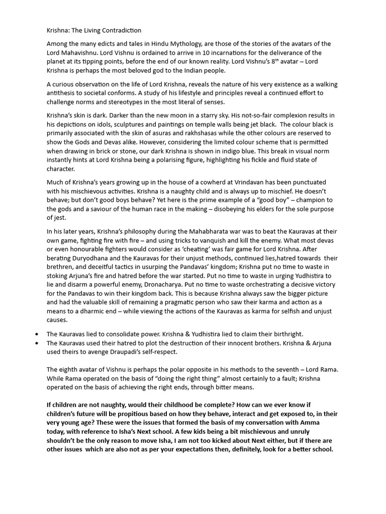 Krishna | PDF | Krishna | Hinduism